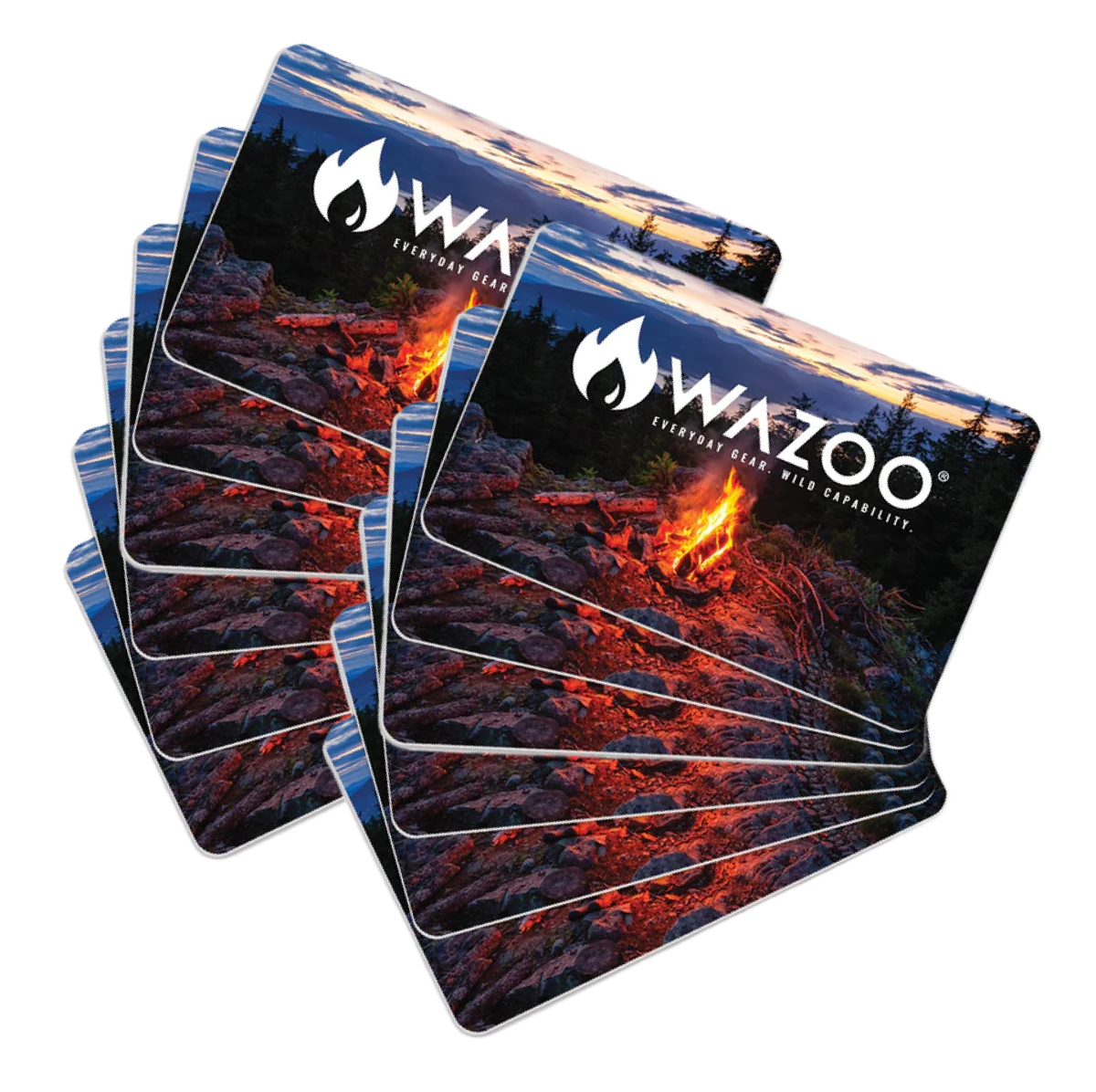 FireCard™ | Fire Starter Tinder Card | Wazoo Gear